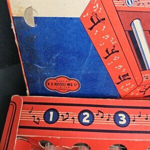 R D Russell MGG Co | Toys | Wwii Atomic Era Glass Xylophone Original ...